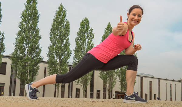 Outdoor Übung laufen - livefit-anywhere.com